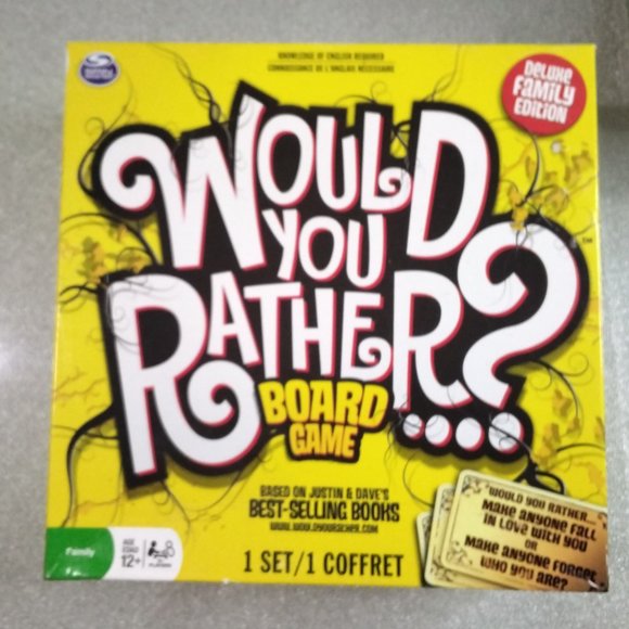 Games | Would You Rather Family Board Game Of Mindboggling Questions ...
